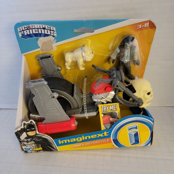 Fisher-Price | Toys | New Dc Super Friends Imaginext Lobo Motorcycle ...